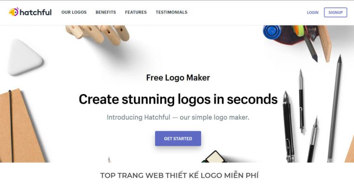 [2026] 17 Trang Web Thiết kế Logo Miễn phí | Sao Kim Branding