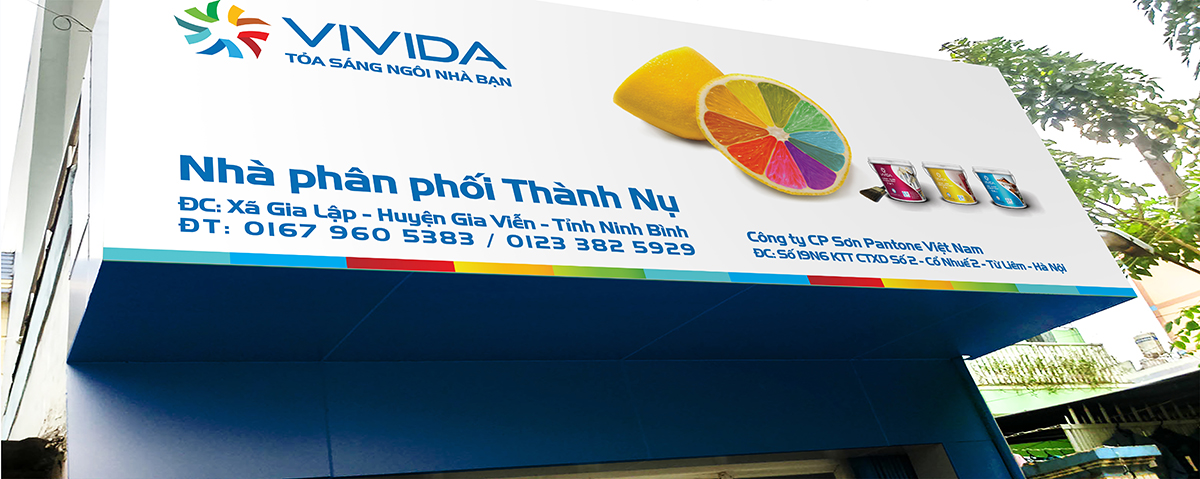 VIVIDA - Sáng tạo tên thương hiệu và thiết kế nhận diện sơn VIVIDA