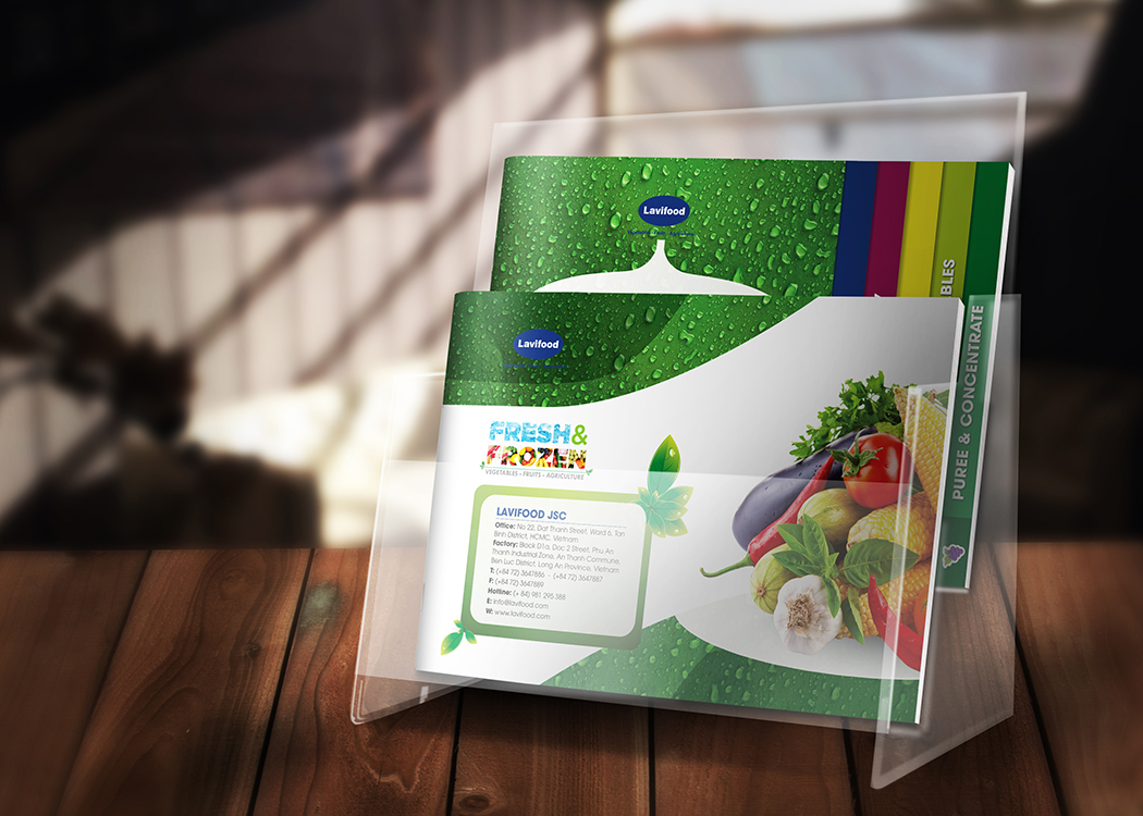 LAVIFOOD - Thiết kế brochure và ấn phẩm quảng cáo công ty thực phẩm ...