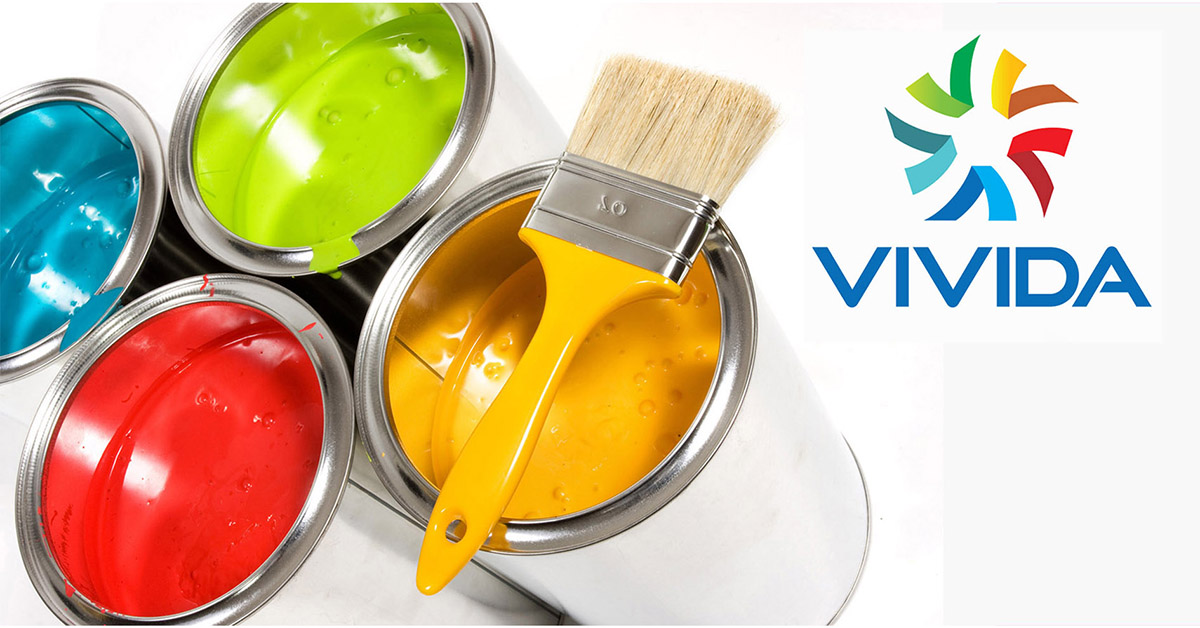 VIVIDA - Sáng tạo tên thương hiệu và thiết kế nhận diện sơn VIVIDA
