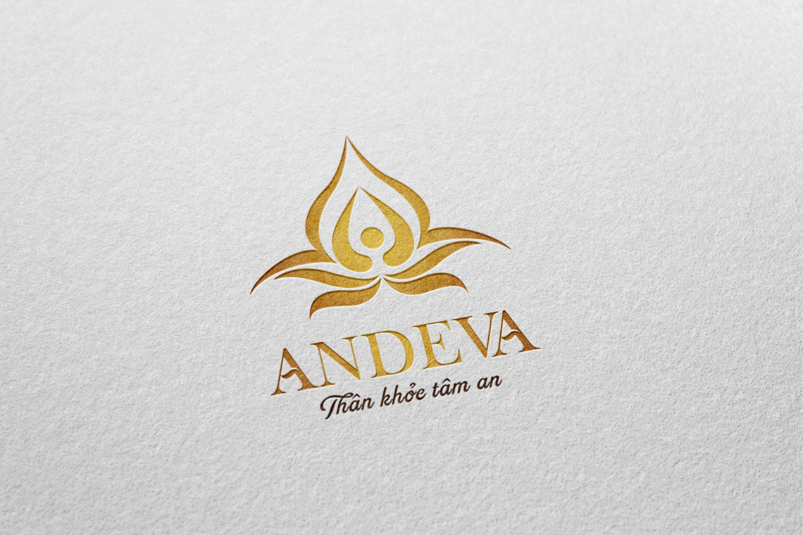 Andeva - Đặt tên, thiết kế logo và bộ nhận diện spa Andeva
