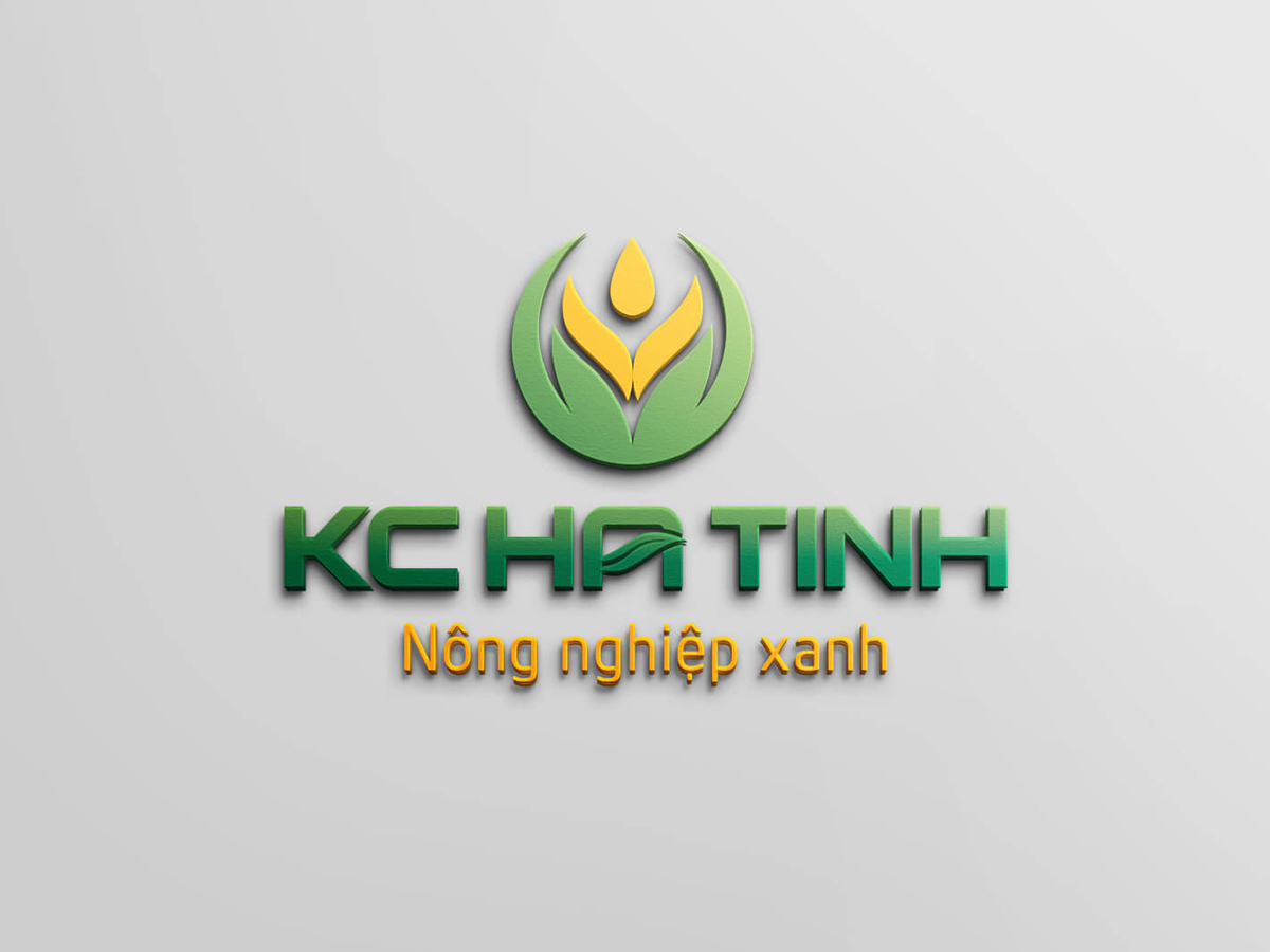 KC HÀ TĨNH - Thiết kế logo nông sản KC HÀ TĨNH