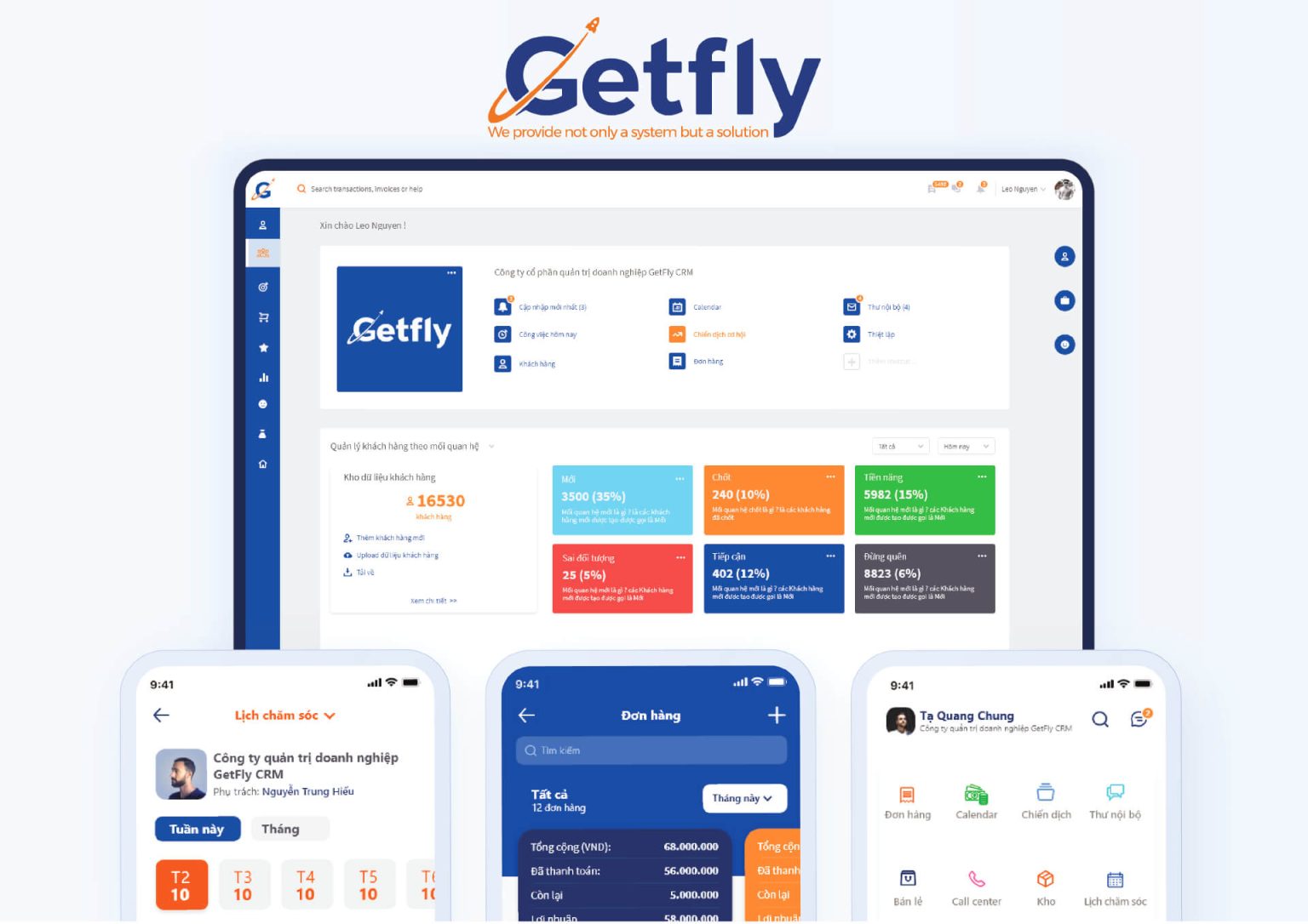 Dự án Thiết Kế Thương Hiệu Getfly | Sao Kim Branding