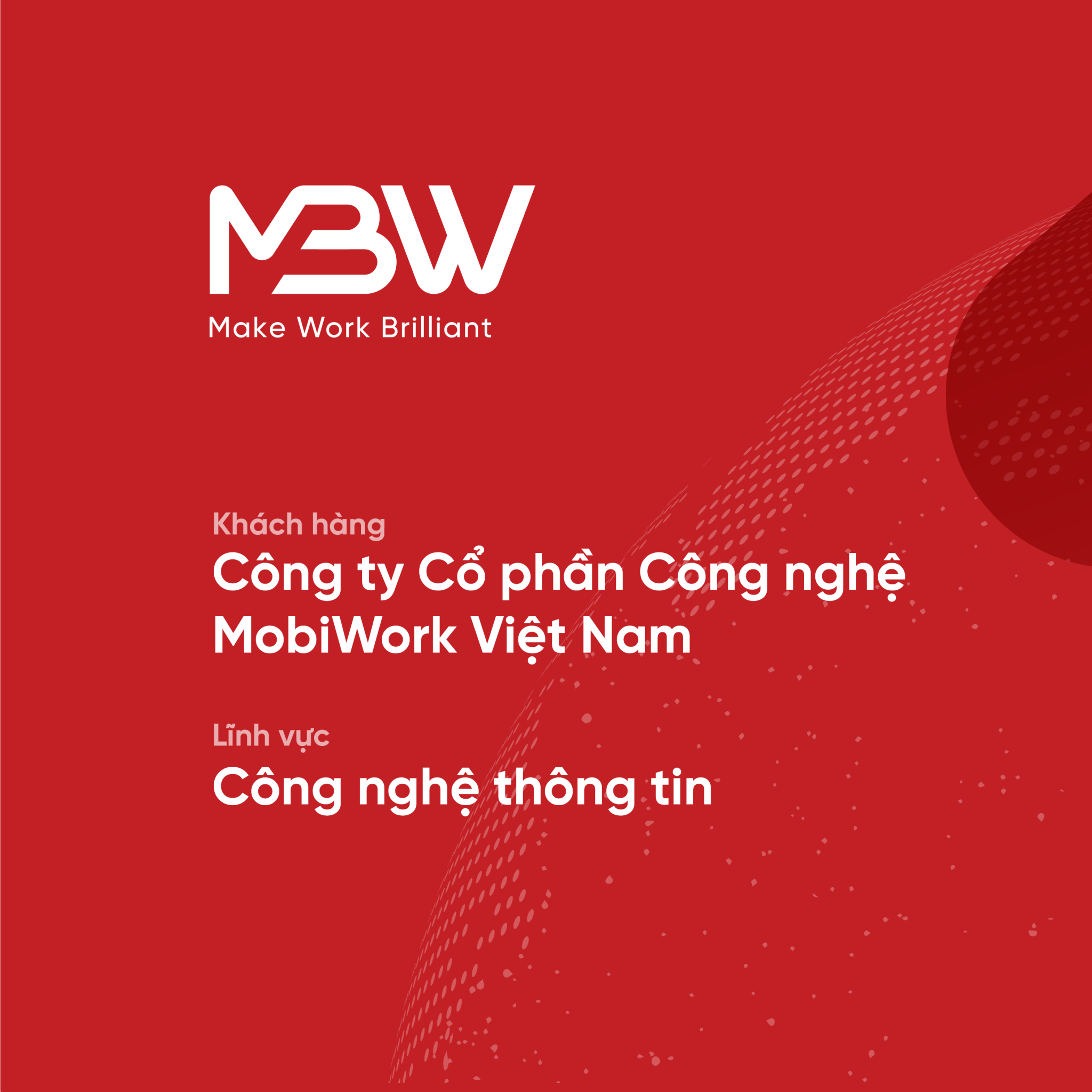 Dự án Thiết Kế Thương Hiệu MBW | Sao Kim Branding